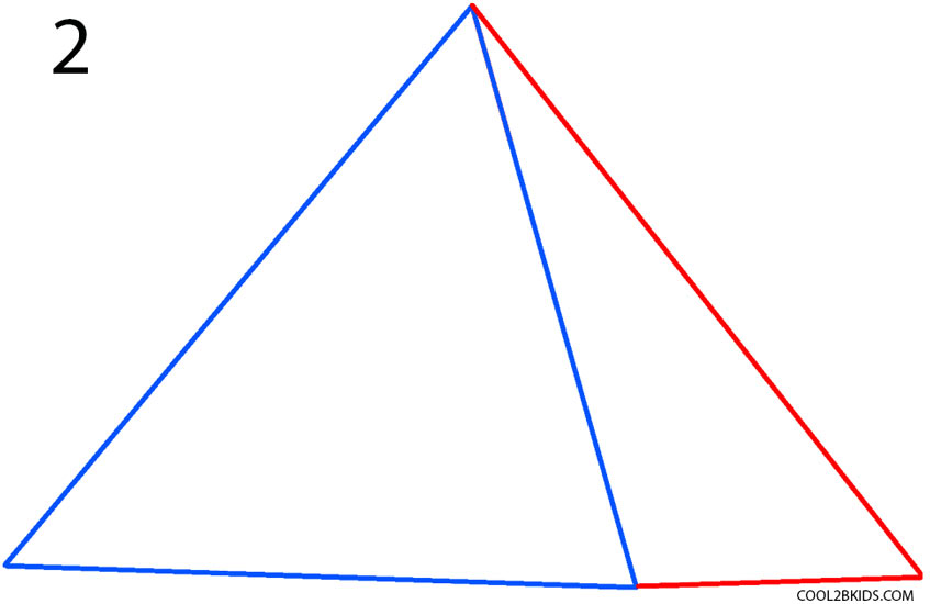 How To Draw A Pyramid Step By Step Pictures Cool2bKids