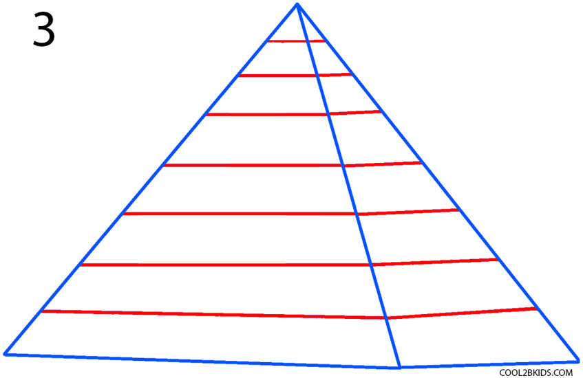How To Draw A Pyramid Step By Step Pictures Cool2bKids