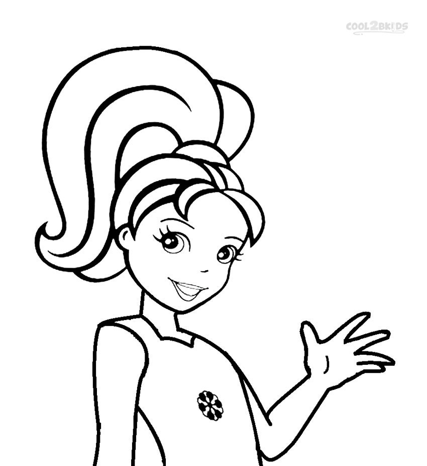 Polly Pocket House Coloring Pages