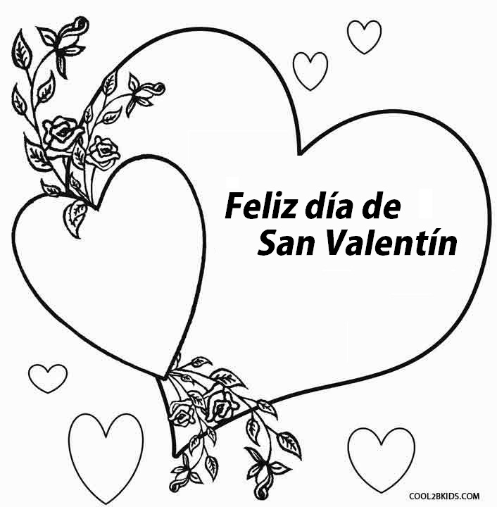 Dibujos de Valentín para colorear - Páginas para imprimir gratis