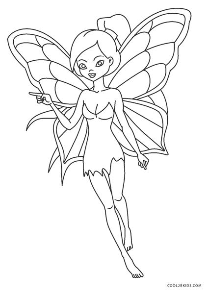 Colorea Tus Dibujos Dibujo Del Hada De Los Dientes Para Colorear Y