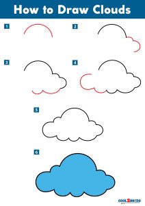 How to Draw Clouds - Cool2bKids