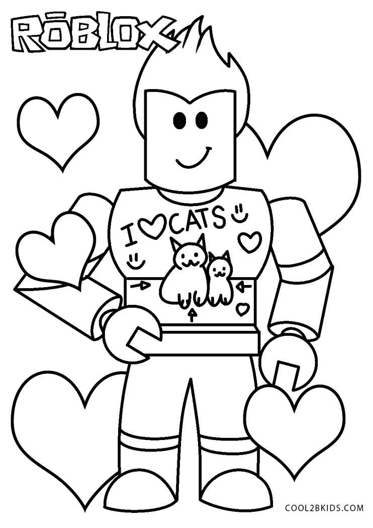 Dibujos Para Colorear E Imprimir De Roblox
