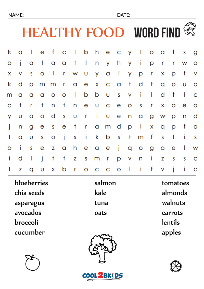 Printable Food Word Search Cool2bKids printable-food-word-search-cool2bkids