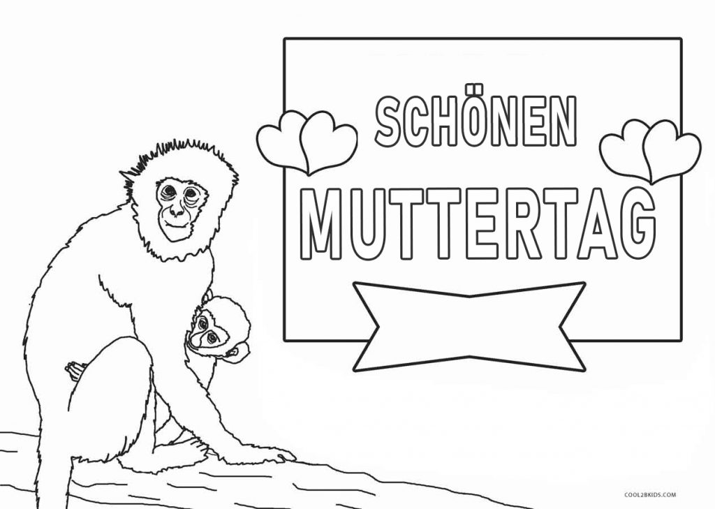 Ausmalbilder Muttertag - Malvorlagen kostenlos zum ausdrucken