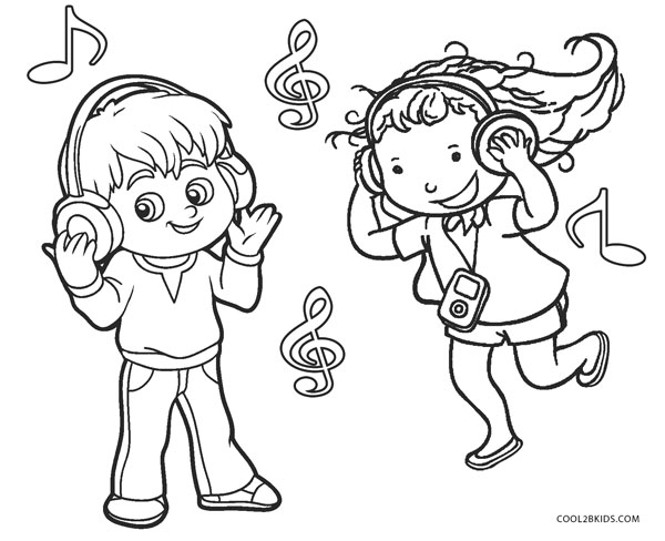 Desenhos de Músicais para colorir - Páginas para impressão grátis Desenhos de Músicais para colorir - Páginas para impressão grátis