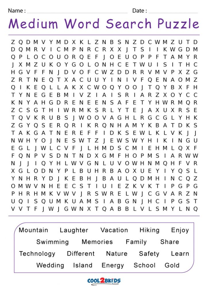 6 Medium Halloween Word Searches Medium Word Searches Medium Word 