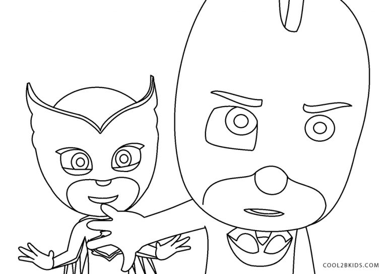 Coloriages Pyjamasques Coloriages Gratuits à Imprimer
