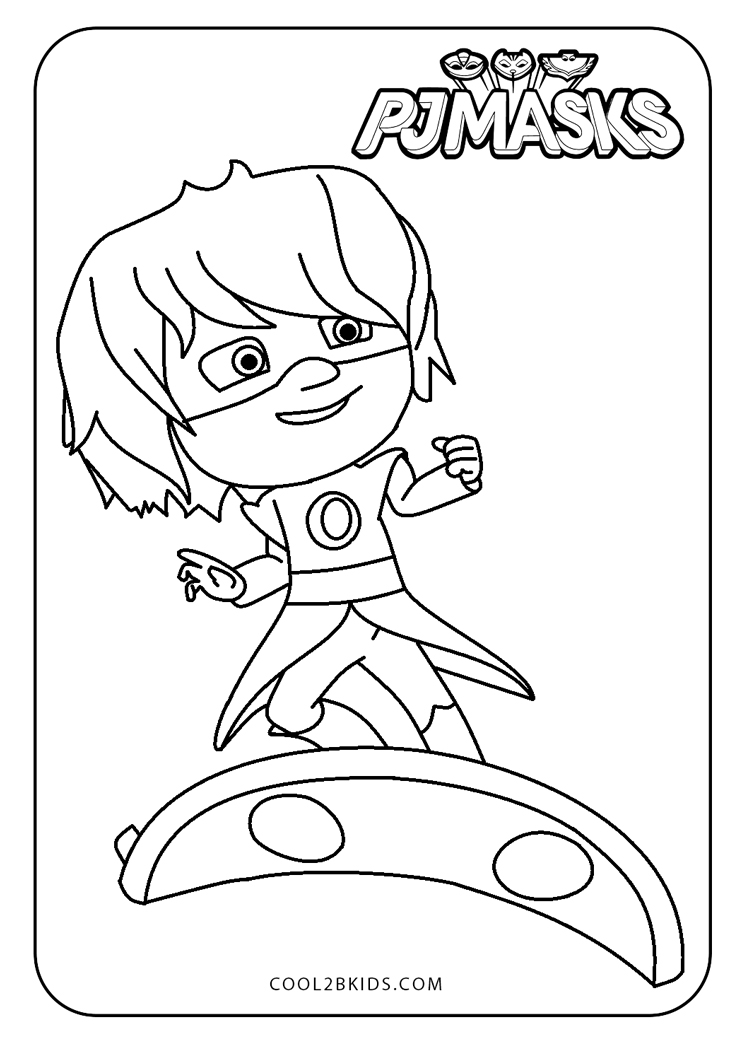 Coloriages Pyjamasques Coloriages Gratuits à Imprimer