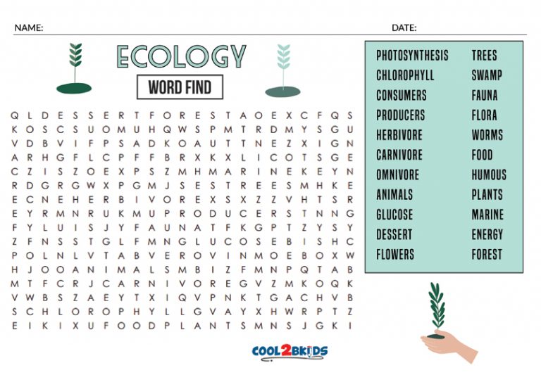 Printable Ecology Word Search Cool2bKids printable-ecology-word-search-cool2bkids