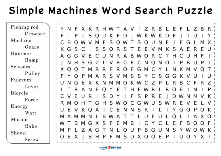 Printable Simple Machines Word Search Cool2bKids printable-simple-machines-word-search-cool2bkids