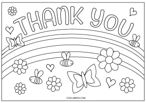 coloring pages thank you teacher