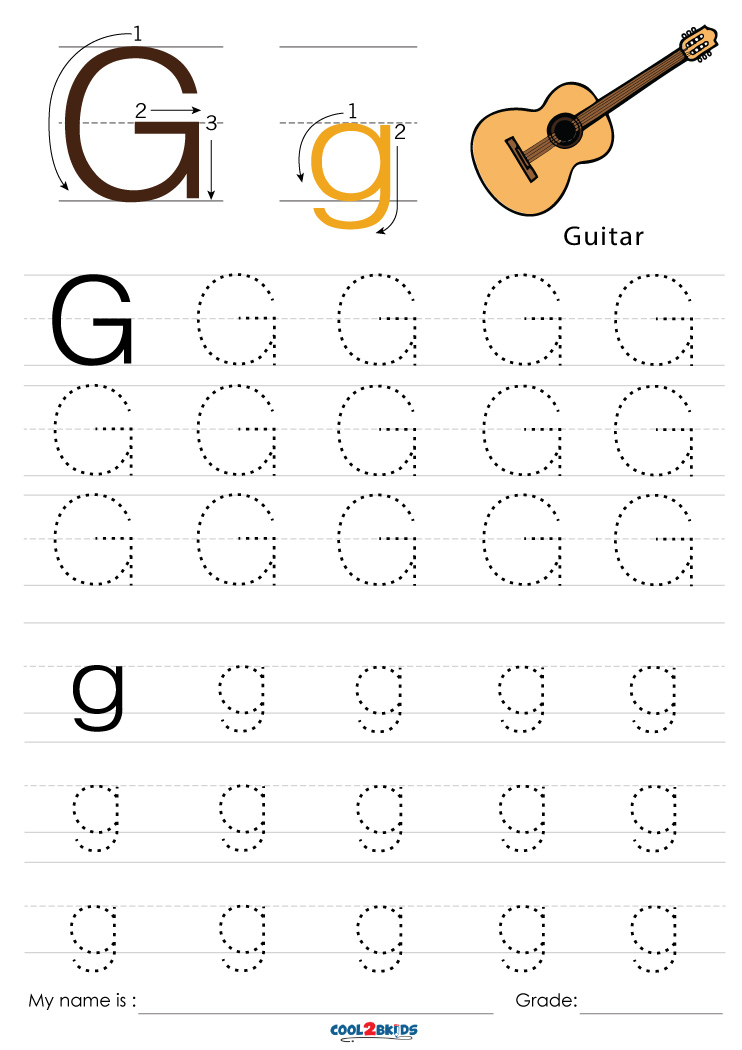 Free Printable Letter G Tracing Worksheets free-printable-letter-g-tracing-worksheets