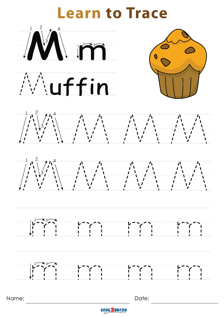 Free Printable Letter M Tracing Worksheets free-printable-letter-m-tracing-worksheets