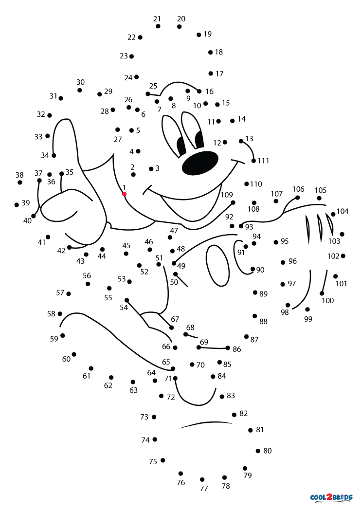 Free Medium Dot To Dot Printables