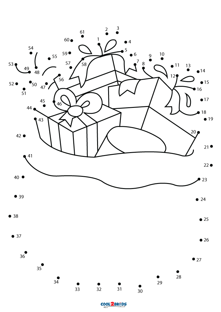 Free Christmas Dot to Dot Printables