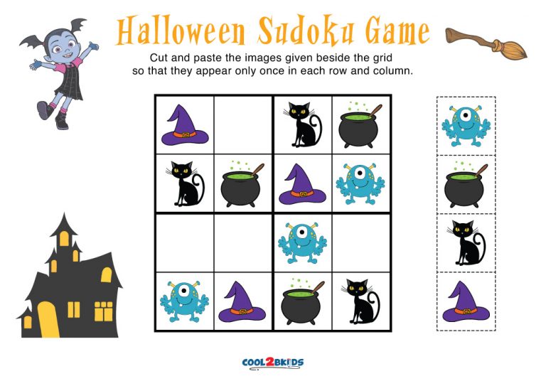 Free Printable Halloween Sudoku Puzzles