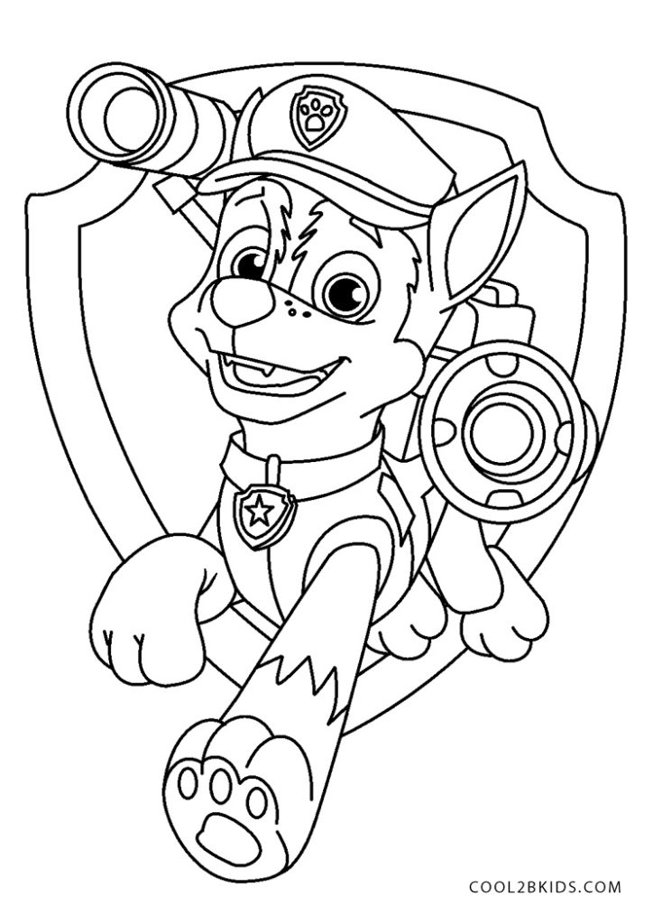 Dessin Chase Pat Patrouille Cool Images Coloriage Pat Patrouille My Xxx Hot Girl