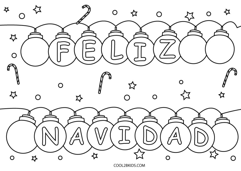 Dibujos de Feliz Navidad Para Colorear - Cool2bKids Dibujos de Feliz Navidad Para Colorear - Cool2bKids