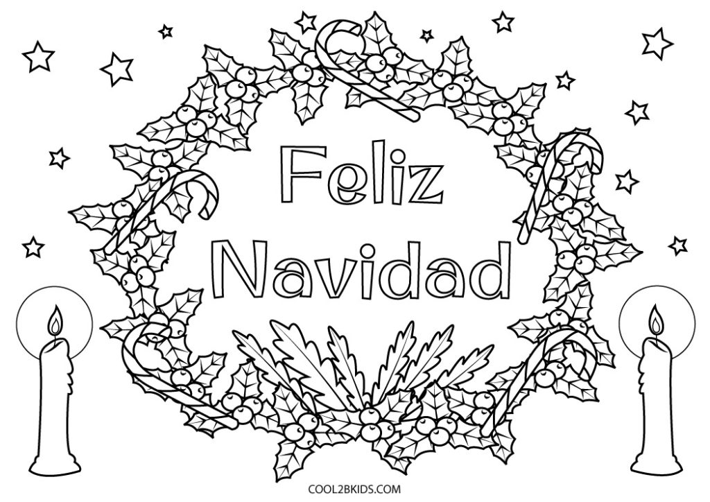 Dibujos de Feliz Navidad Para Colorear - Cool2bKids Dibujos de Feliz Navidad Para Colorear - Cool2bKids
